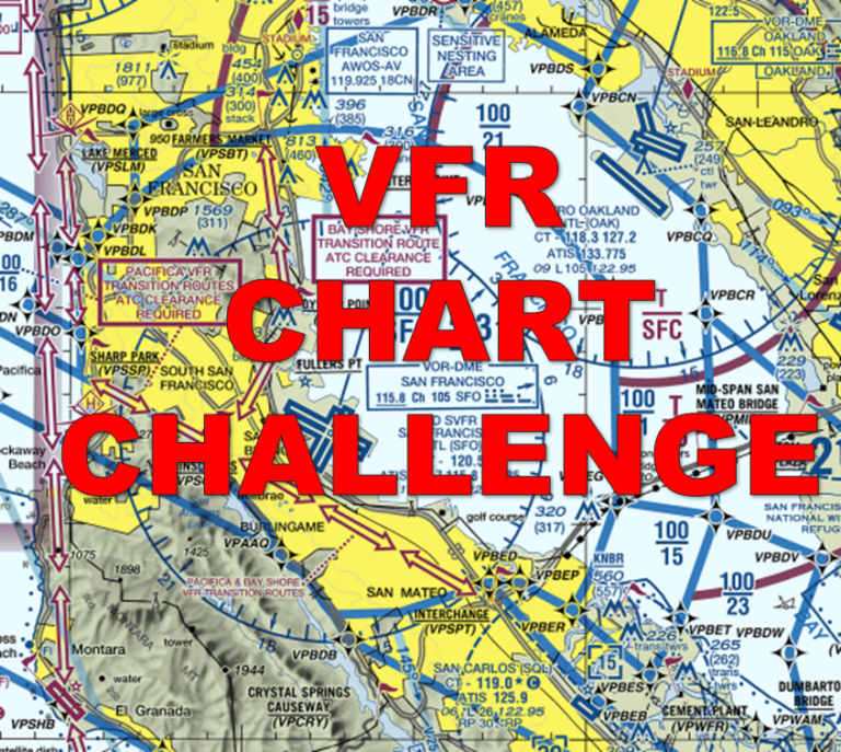 VFR Chart Challenge – San Carlos Flight Center